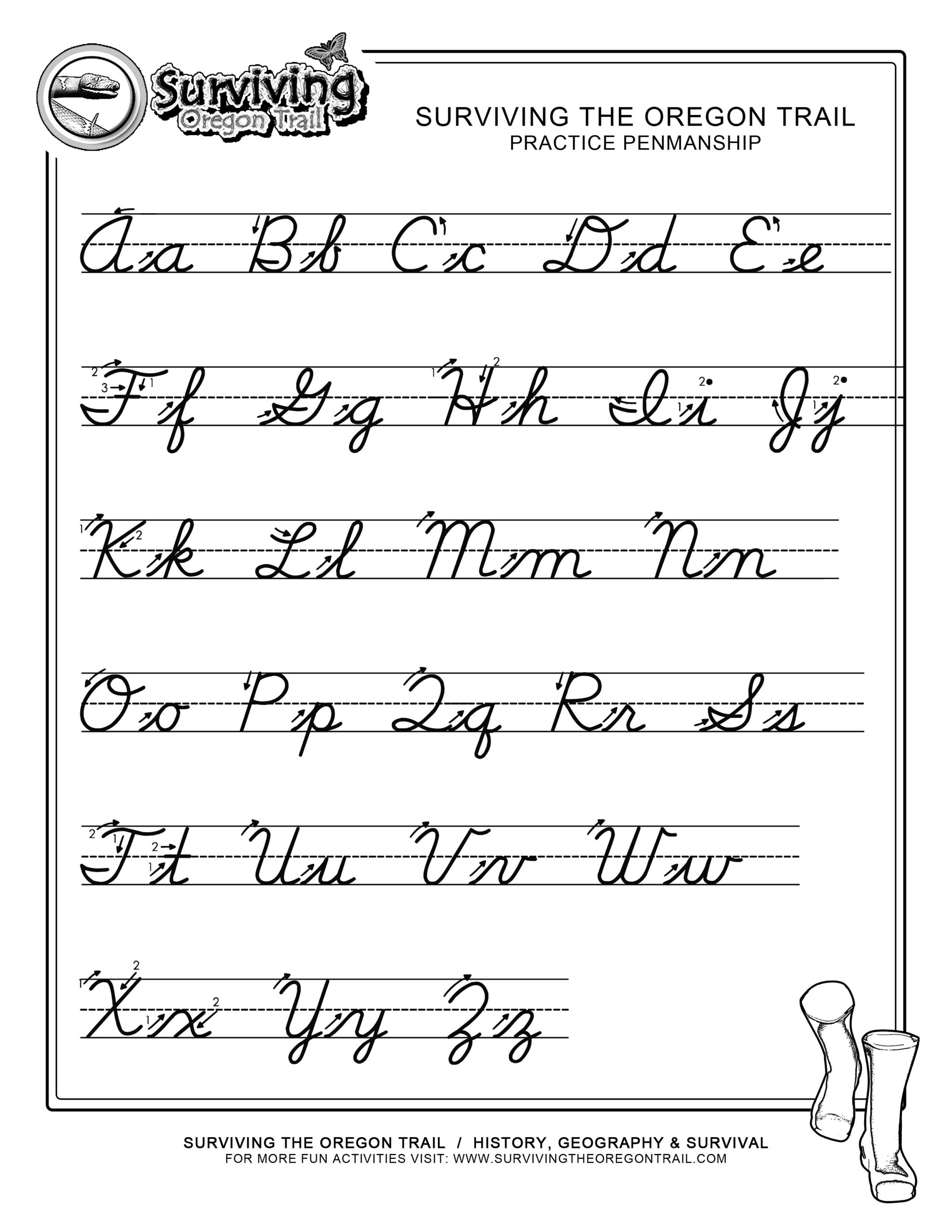 Tracing Cursive Alphabet Letters TracingLettersWorksheets
