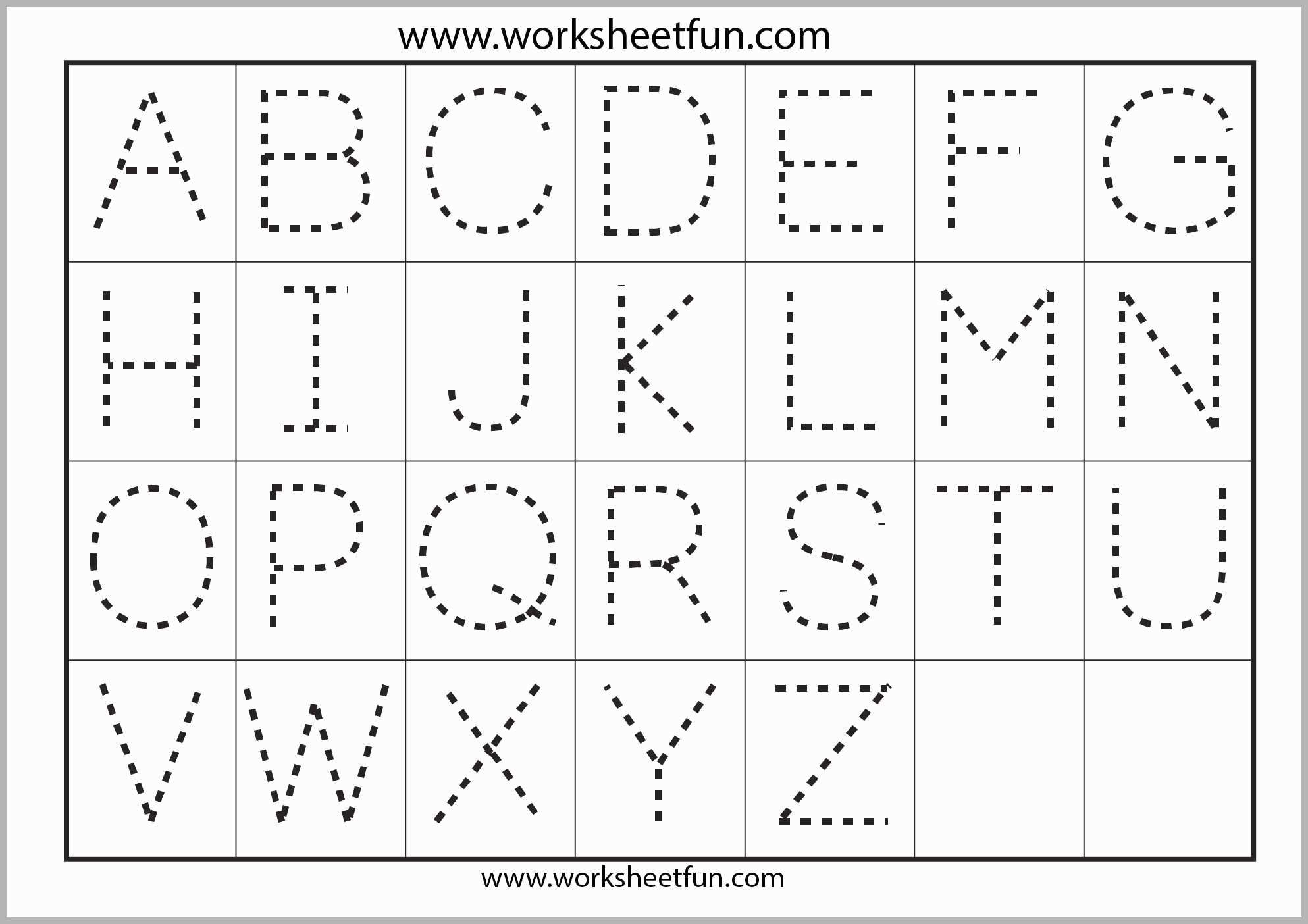Letter Tracing Worksheets Pre K TracingLettersWorksheets
