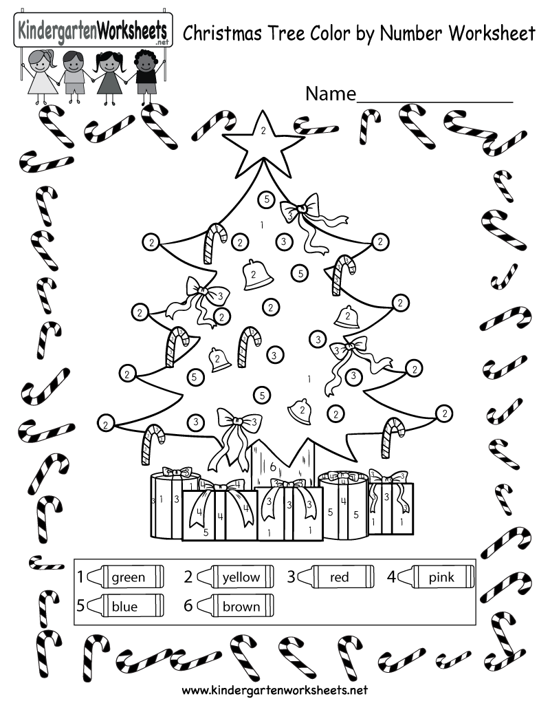 Free Printable Christmas Worksheets For Kindergarten